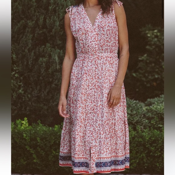 Trovata | Dresses | Trovata By Birds Of Paradisrae Dress Red Ivy Medium | Poshmark